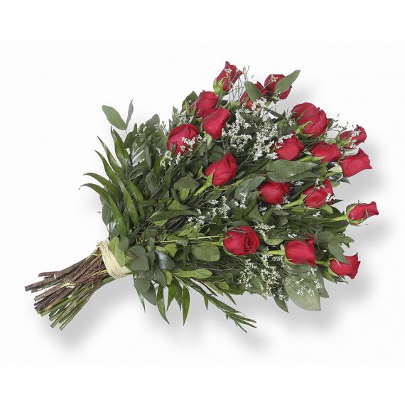 Ramo de 24 rosas rojas | Funeflor